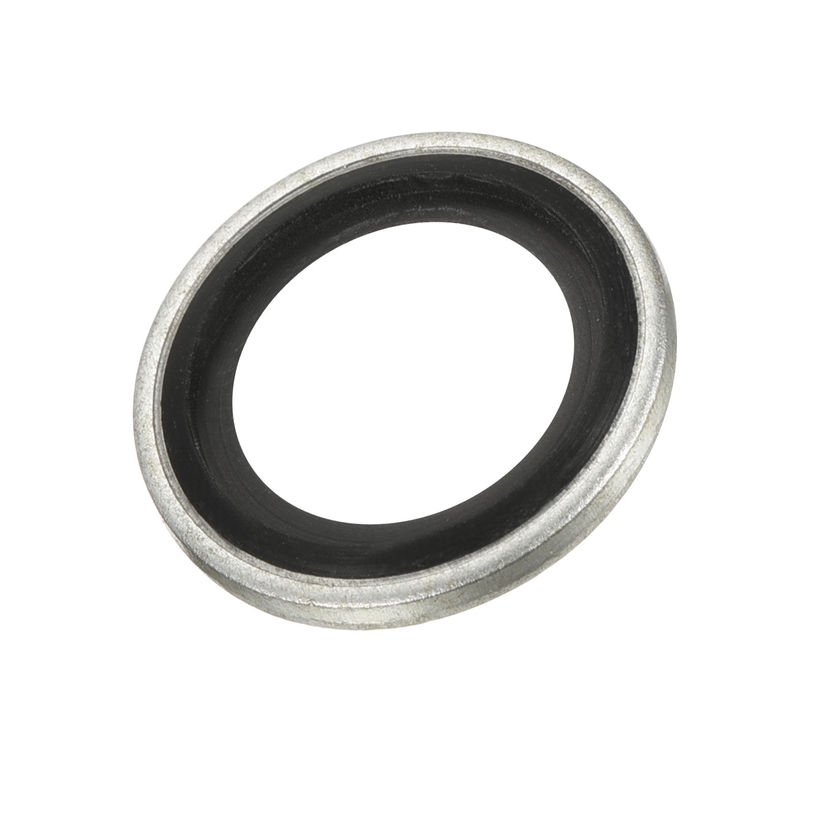 Uxcell M16 21.8x16.7x2mm Carbon Steel Nitrile Rubber Bonded Sealing ...