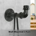 NEX Decorative Single Metal Wall Hooks, Bathroom Mount, Rustic DIY ...