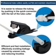 32.8ft 1/4" OD Refrigerator Water Line Kit with Feed Water Adapter ...