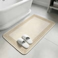 Area Rug Indoor Outdoor 47.2"x63",Cream Retro Greek Key Absorbent Non ...