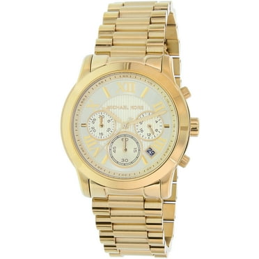 Michael Kors Women's Layton MK5959 Gold Stainless-Steel Quartz Watch ...