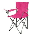 Ozark Trail FC-96806FU Basic Quad Folding Camp Chair with Cup Holder, Pink, Adult - Walmart.com