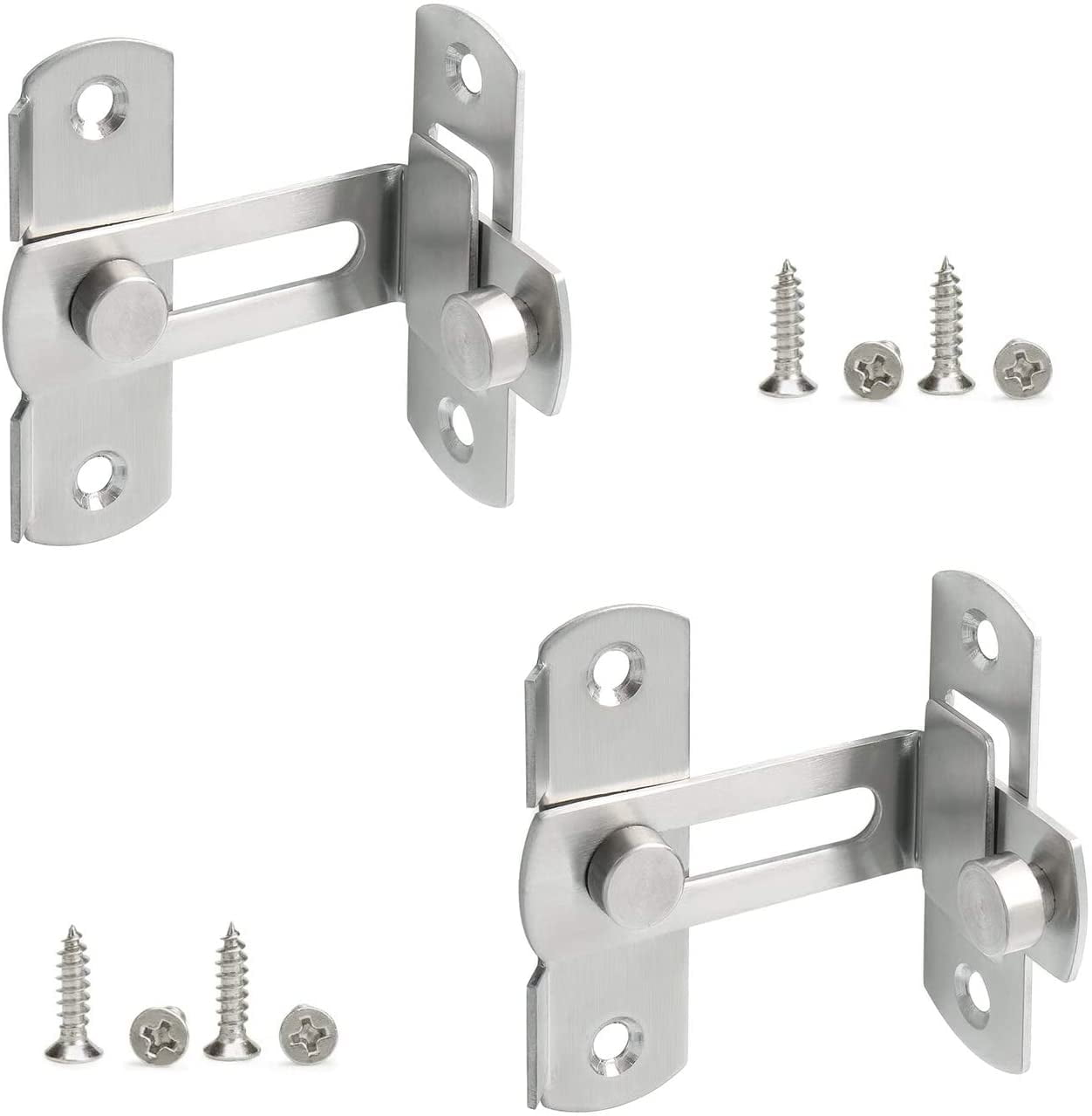 Flip Door Sliding Latch, 90 Degree Stainless Steel Latch, Safety Door ...