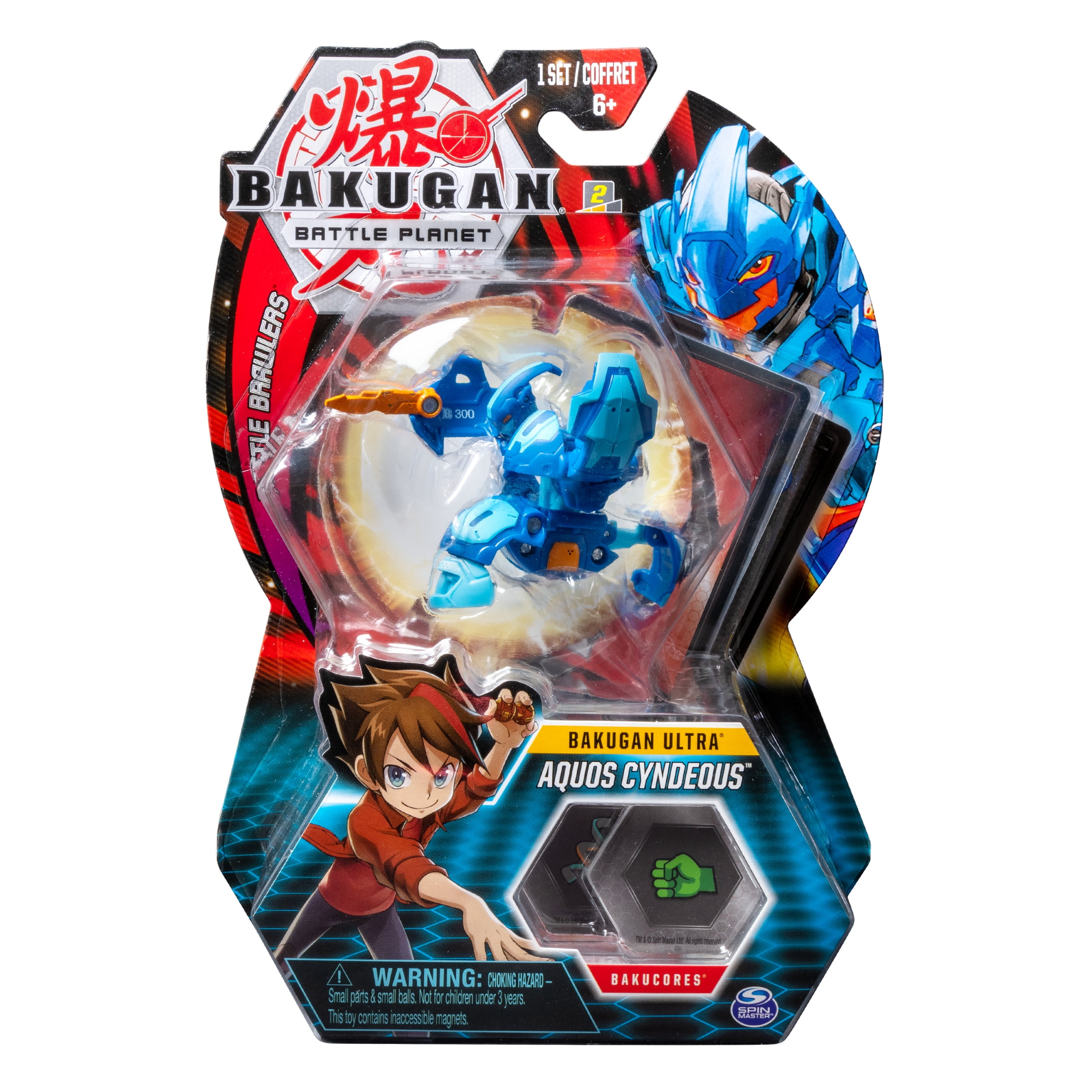 Bakugan Ultra, Aquos Cyndeous, 3-inch Collectible Action Figure and ...