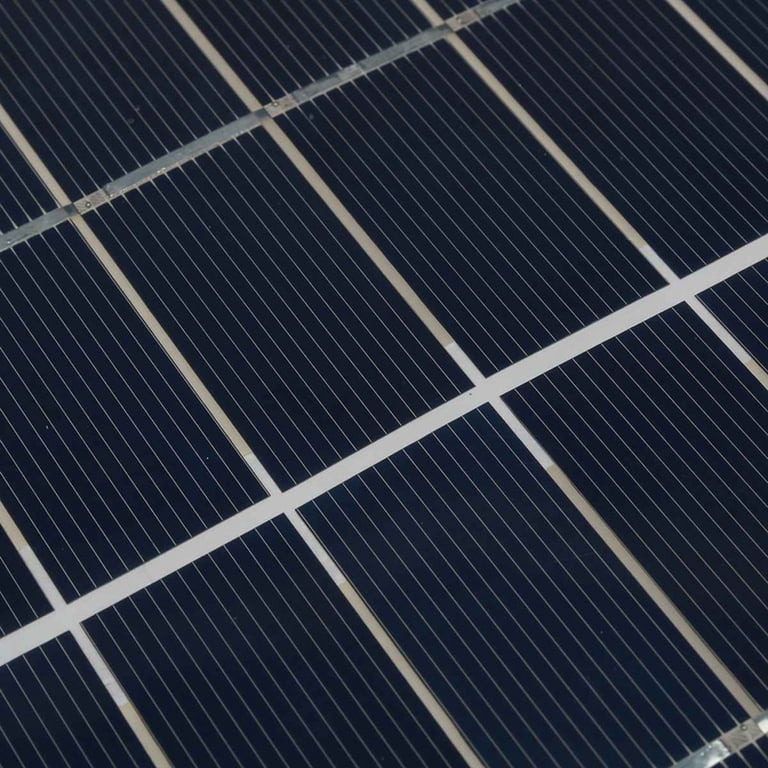 Black Solar Panel Texture