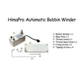 HimaPro Automatic Electric Bobbin Winder - Adjustable Bobbin Slot ...