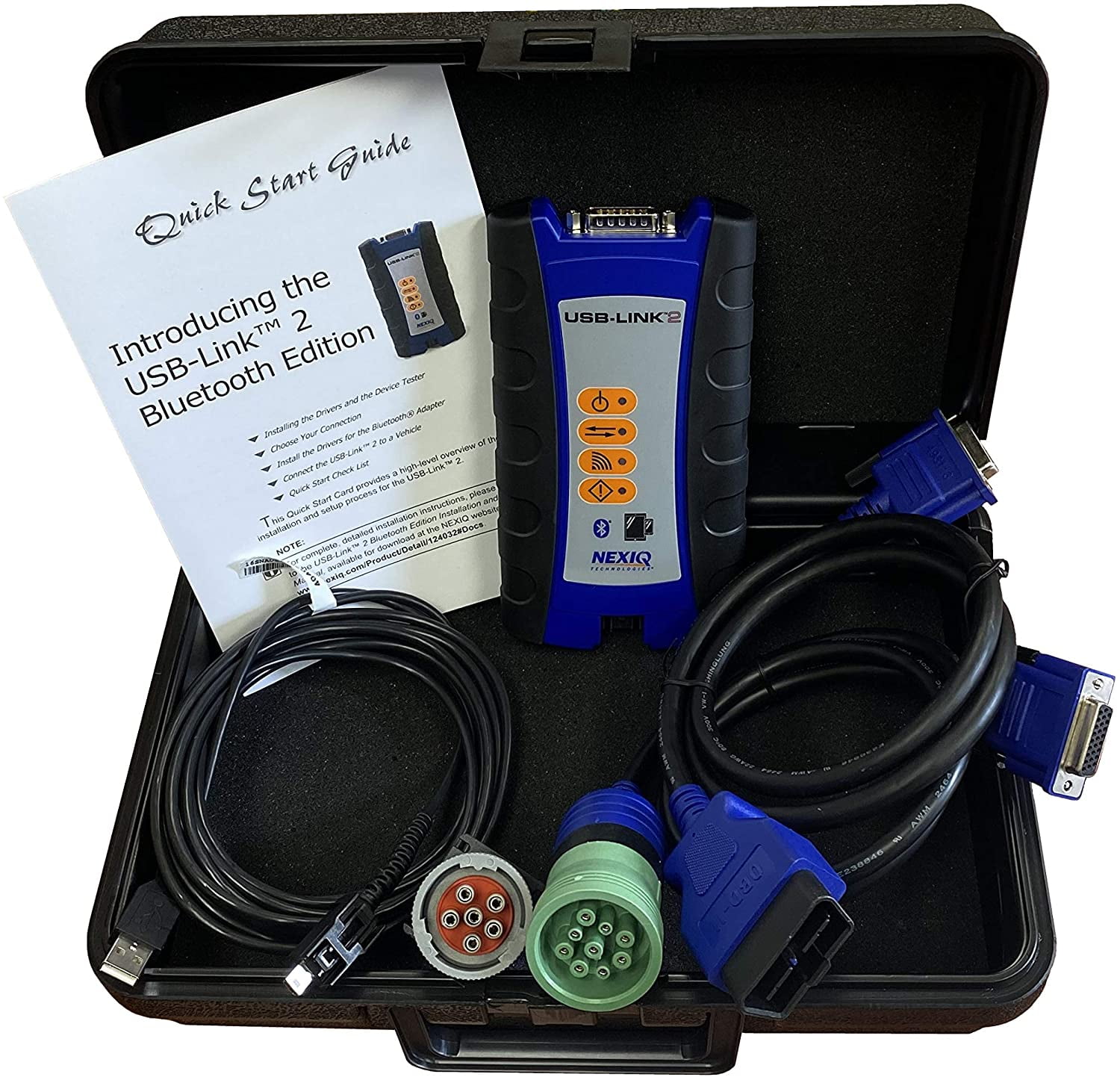 124032 Nexiq USB Link 2 with 6-Pin, 9-Pin, and OBDII Cable - Walmart.ca