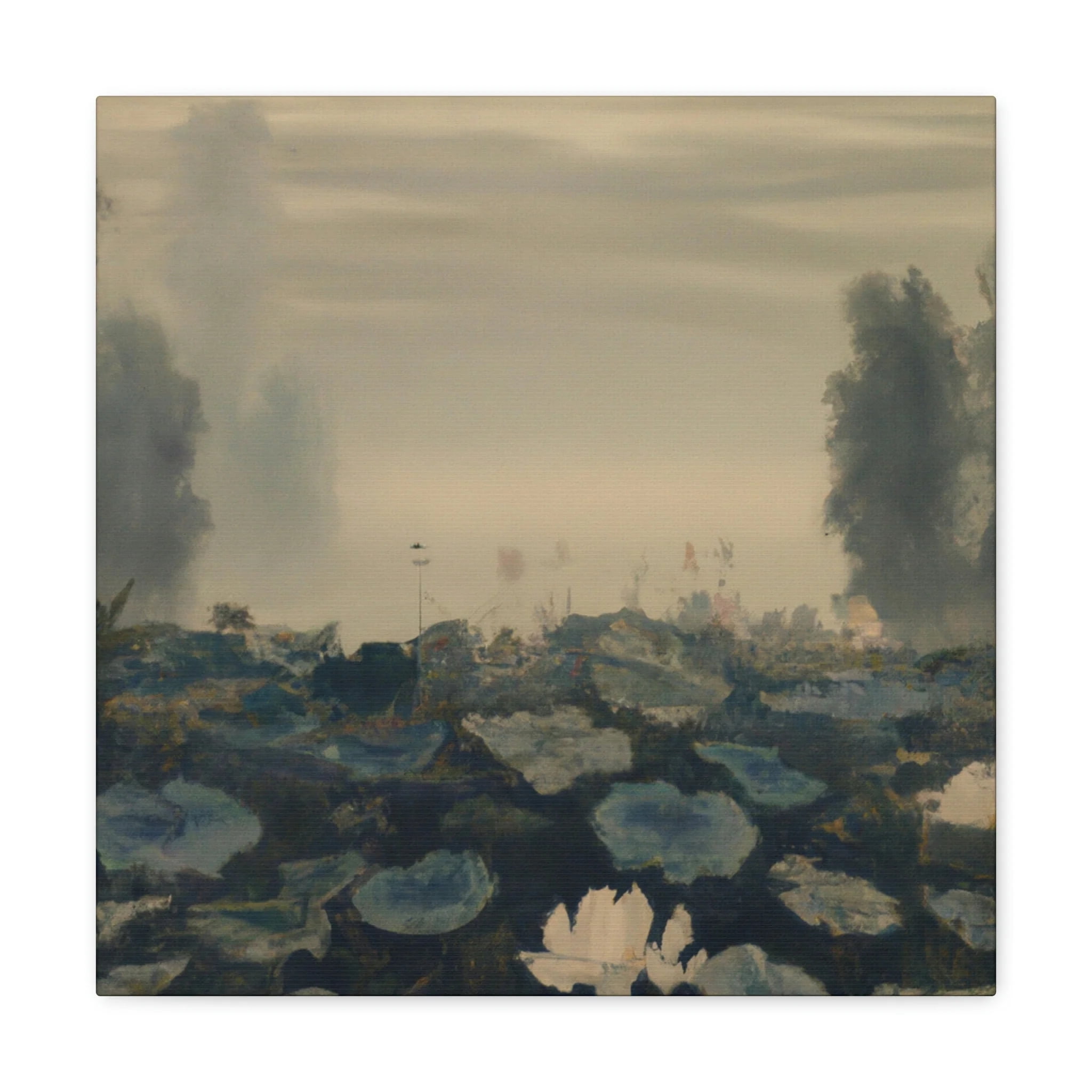 Lotus in Neoclassicism - Canvas - Walmart.com