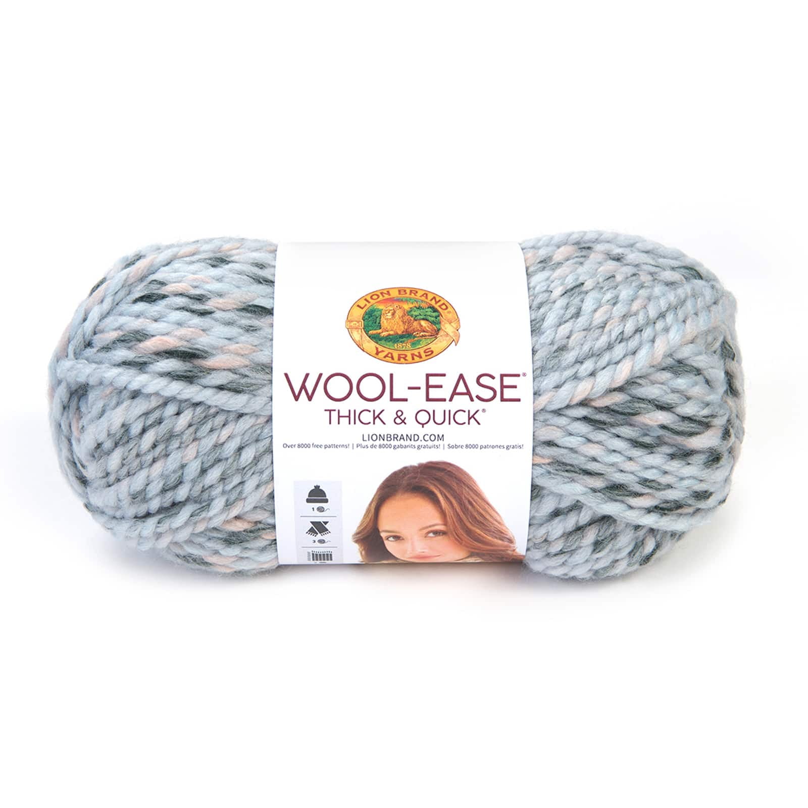 15 Pack: Lion Brand® Wool-Ease® Thick & Quick® Variegated Yarn ...