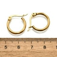 304 Stainless Steel Hoop Earrings Hypoallergenic Earrings Fancy Cut ...