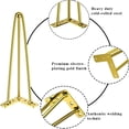 8 Inch Gold Hairpin Table Legs, 3-Rod Metal Furniture Legs for Coffee ...