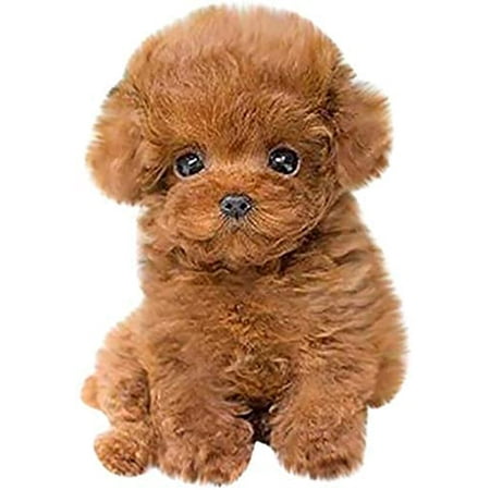 Realistic Teddy Dog Lucky, Handmade Realistic Figure Toy Dog Plush ...
