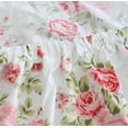 Full Set Pink Rose Floral Bed Sheets 4-Piece Size Cotton Bed Sheets for ...