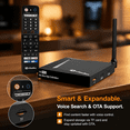 vSeeBox V6 Pro Android 14 TV Box 8K HDR 4GB RAM 32GB Storage with WiFi ...