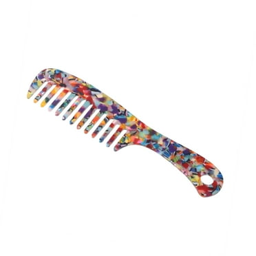 Danielle Creations Eco Conscious Wide-Tooth Hair Comb, Multi-Color ...