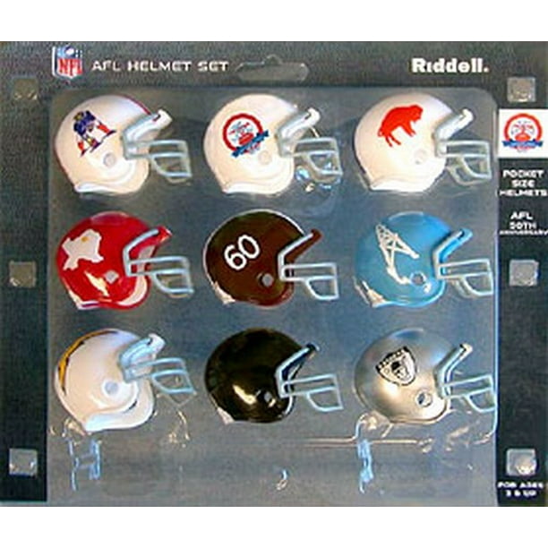 AFL 50th Anniversary Pocket Pro Helmet Set - Walmart.com