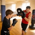 3-in-1 Boxing Set,65 Inch Tall Inflatable Punching Bag with Gloves ...