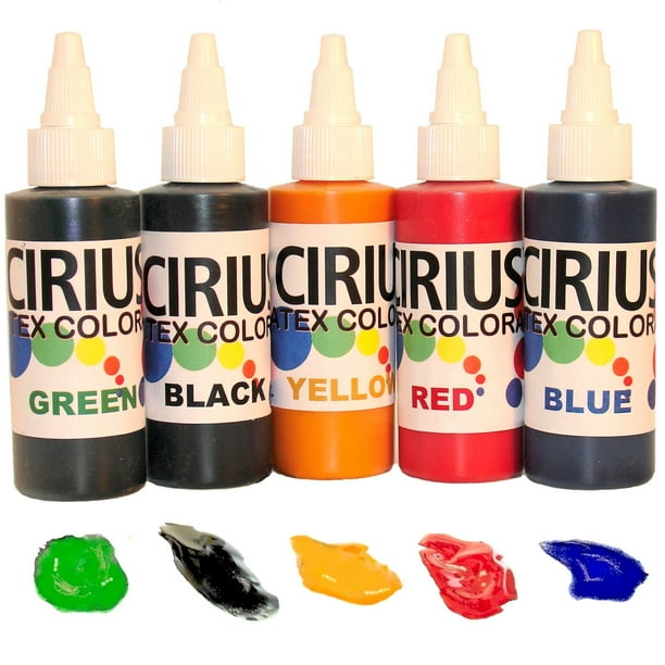 5 Color Latex Pigment Tints- 10-oz. - by Cirius Paints for Painting ...