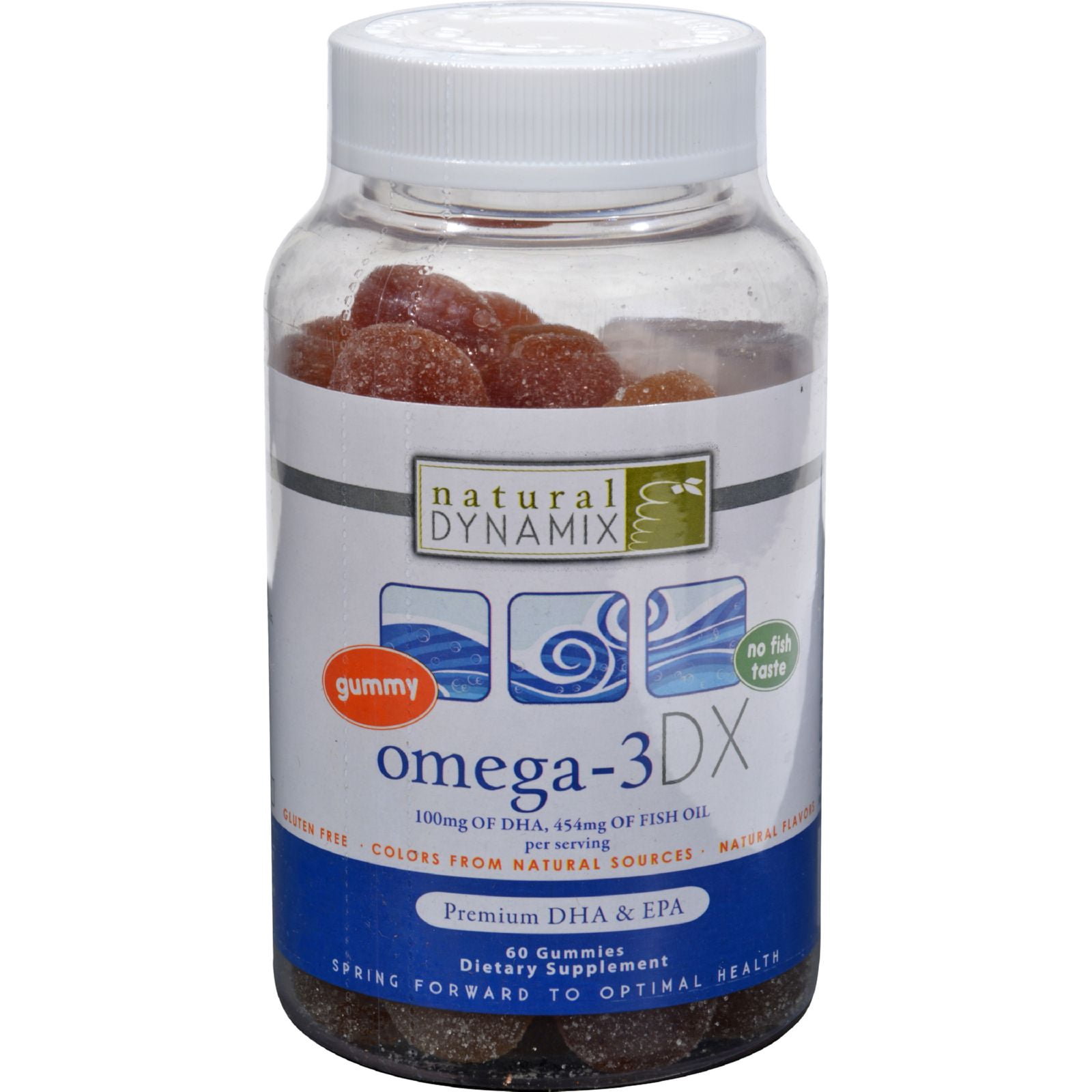 Natural Dynamix Adult Gummy Omega-3 DX - 60 count - Walmart.com ...