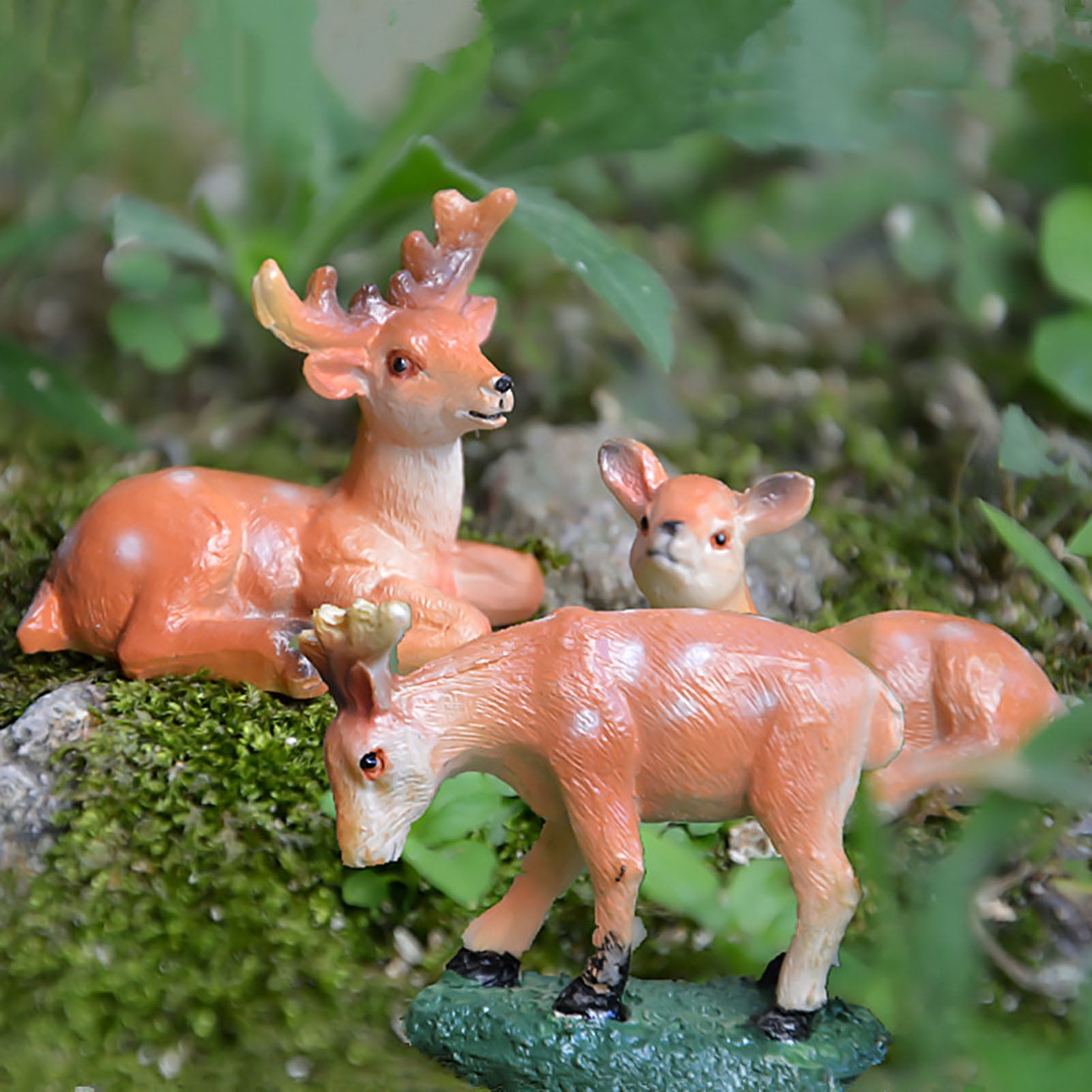 Clay Sculptures Of Deer