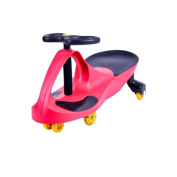 Joybay GT0105R-s Premium LED-Wheel Swing Car Ride on Toy, Strawberry ...