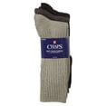 Chaps Marled True Rib Crew Socks, 3 Pairs - Walmart.com