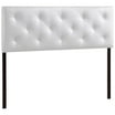 Bowery Hill Mid-Century Wood King Size Headboard in Ash Walnut ...