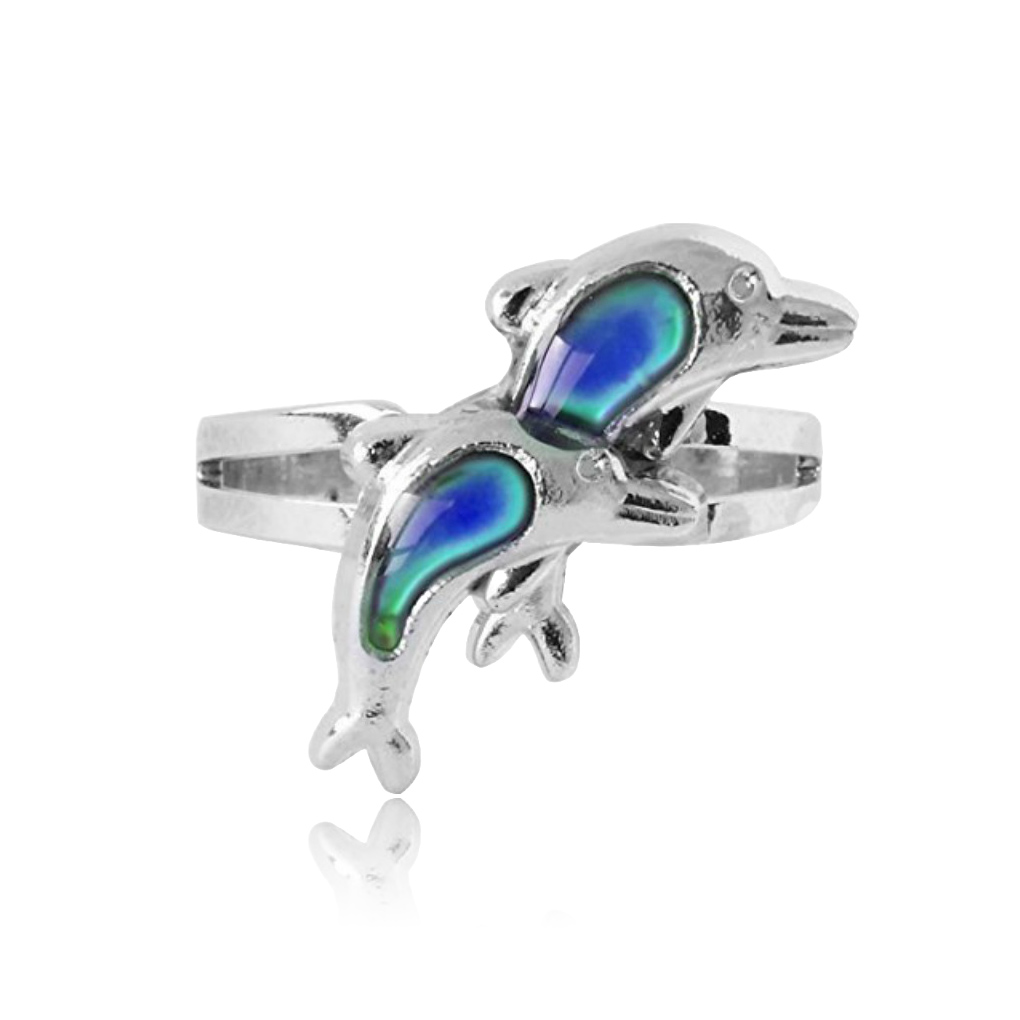 Elenxs Mood Rings Color Change Adjustable Temperature Emotion Feeling ...