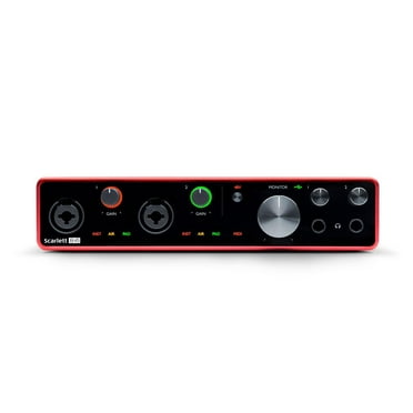 Focusrite Scarlett 18i8 18-In 8-Out USB Audio Interface, 3rd Generation ...