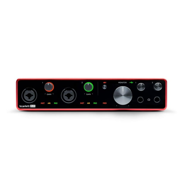 Focusrite Scarlett 8i6 3rd Generation Audio Interface - Walmart.com
