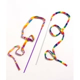 Long Kitty Kitten Rainbow Edition - Cat Dancer Charmer Cat Toy ...