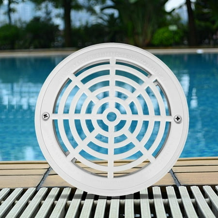 Fdit Plastic Pool Main Drain Cover with Screws Suit for Swimming Pools ...