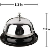 2 Packs 3.35 Inch Diameter with Metal Anti-Rust Construction, Ringing ...