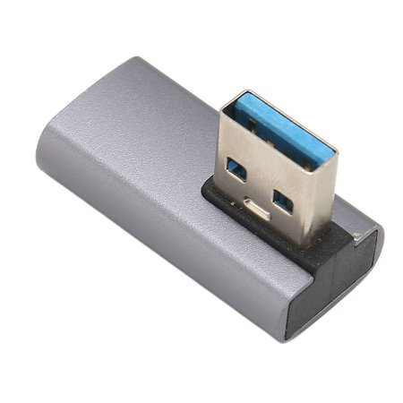 USB Male To Female Adapter, L Shape Left Angle 15W 10Gbps 90 Degree USB ...