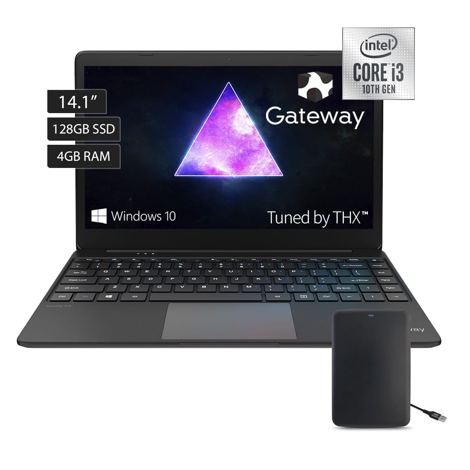 Laptop Gateway GWTN141-3BK Ultra Slim Core i3-1005G1 128GB 4GB + Disco Duro Externo | Walmart en ...