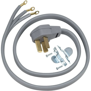 General Electric GE WX09X10004 Dryer Power Cord 6' 30 Amp 3 Wire ...