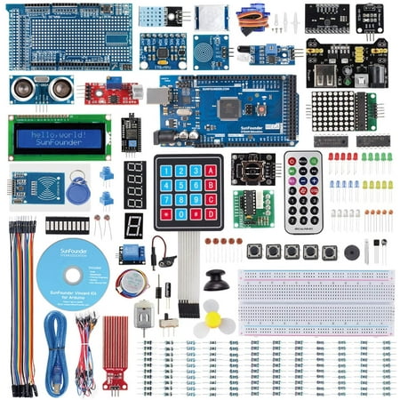 SunFounder Mega2560 R3 Project The Most Complete Starter Kit Compatible with Arduino Mega 2560 ...
