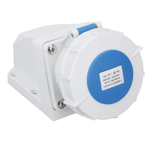 Conector De Alimentación Industrial, Conector Industrial Zócalo 220 ...