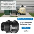 154714 Bulkhead Replacement 2" Fittings Union for Triton II Pool Spa ...