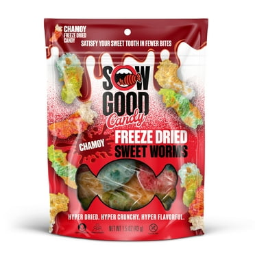 Gummy Worms Chamoy Candy - Chilitos Mexican Sweet Sour Spicy Chili ...
