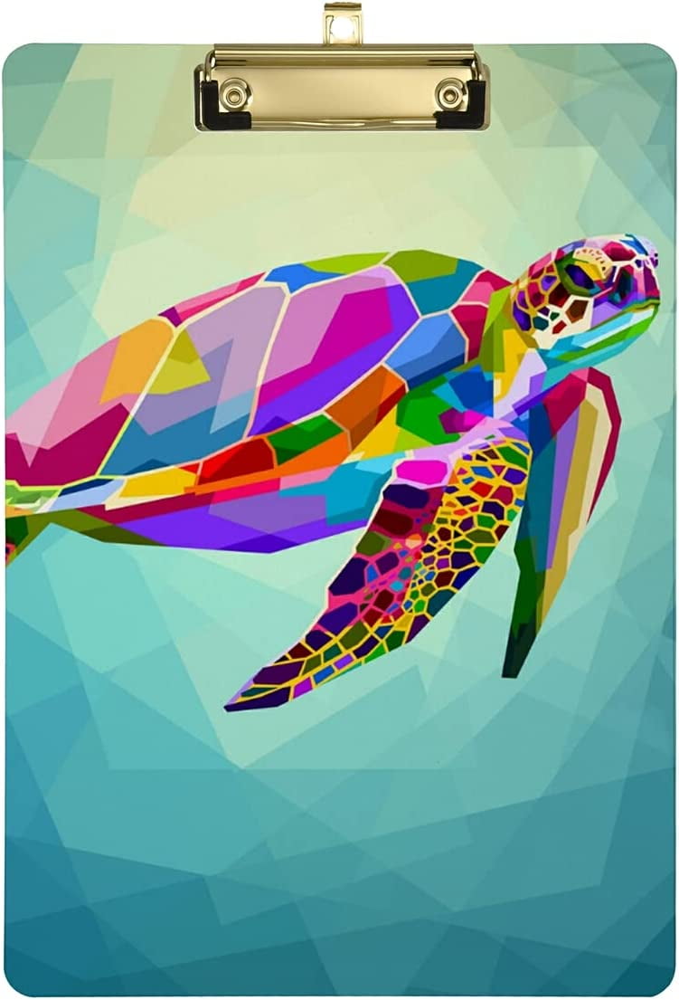 FMSHPON Turtle Floating Underwater Clipboard Hardboard Wood Nursing ...