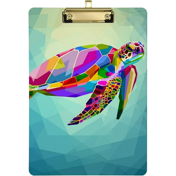 FMSHPON Turtle Floating Underwater Clipboard Hardboard Wood Nursing ...