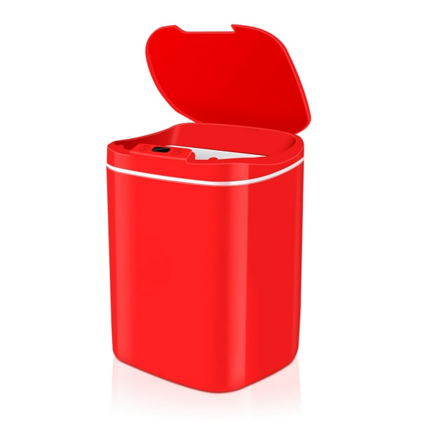 Red Garbage Can