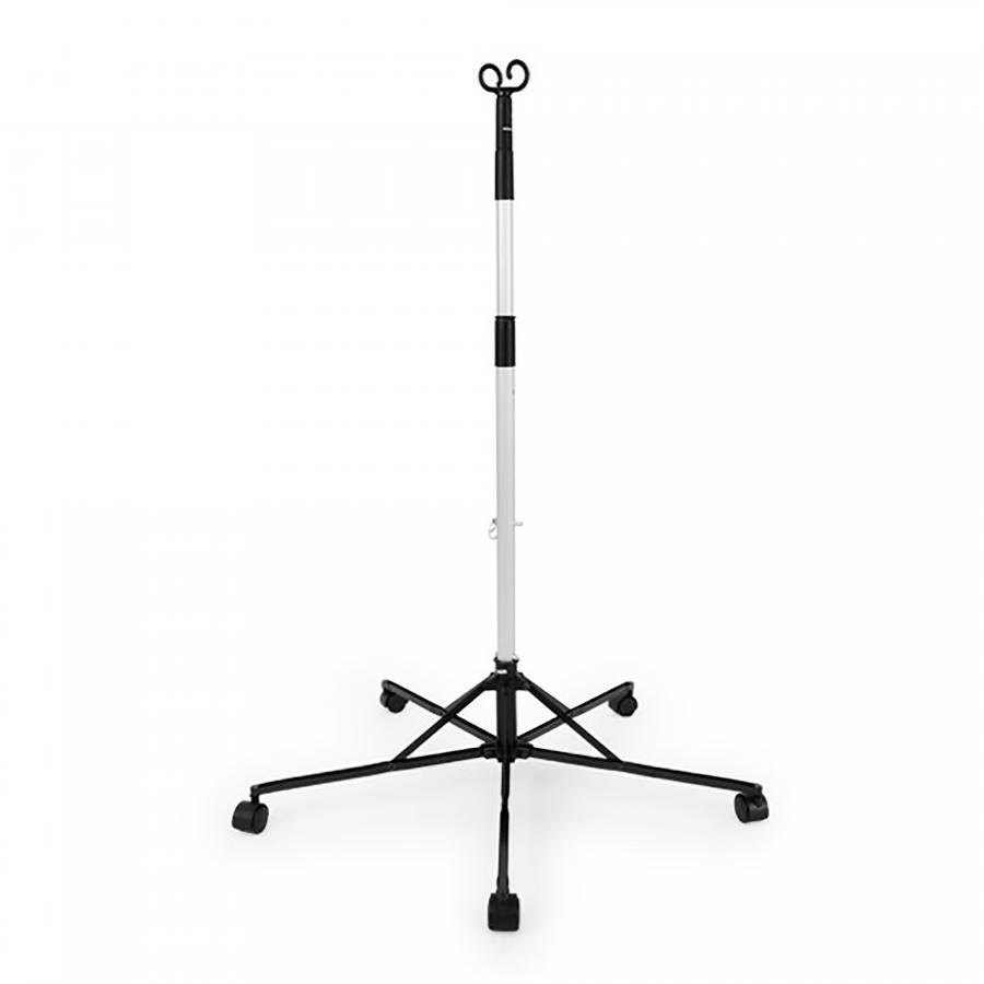 Pitch-It Sr 2-Hook I.V. Pole, 5 Caster Stand, 31 Inch Height, 1 Count ...