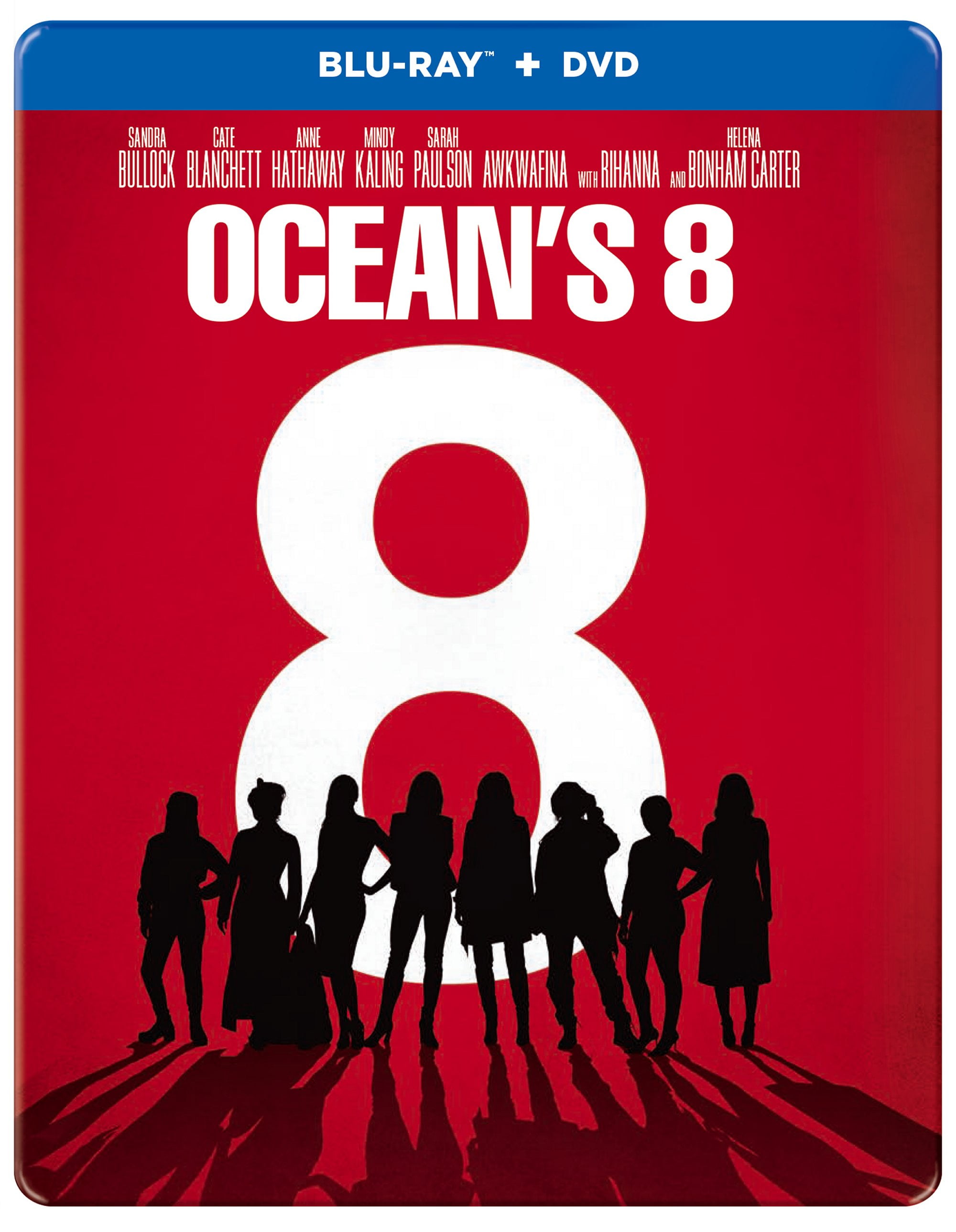 Ocean's 8 (Steelbook/Blu-ray + DVD) (BD) [Blu-ray] - Walmart.com