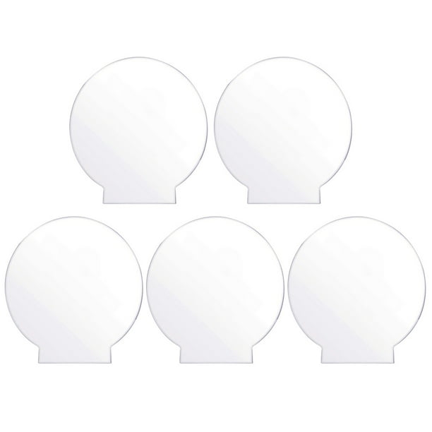 EeaseMX 5 placas de luz LED redondas DIY, placa de luz LED simple, base ...