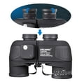 USCAMEL 10x50 Marine Binoculars, Waterproof, BAK4 Prism, Rangefinder ...