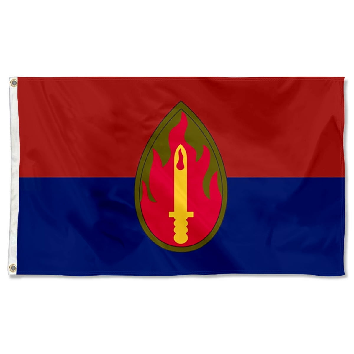 63rd Infantry Division Flag 3x5Feet Military Banner with 2 Brass ...