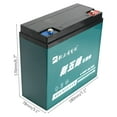 48V 1800W Brushless Electric Motor Kit 4500RPM with 4X 12V 20Ah 6-DZM ...