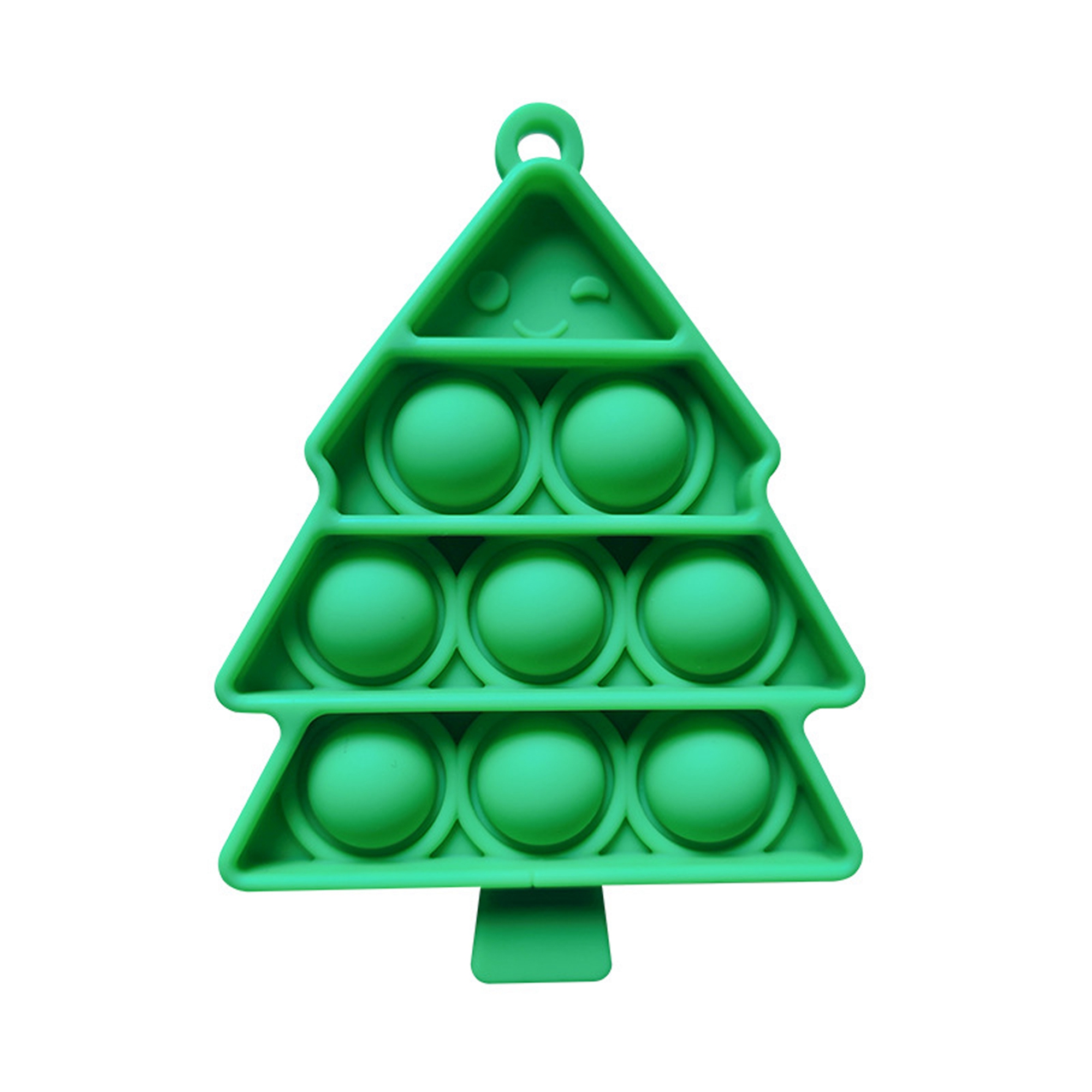 One opening Push it Pop Bubble Fidget Toy, Christmas Tree Deer Bell ...